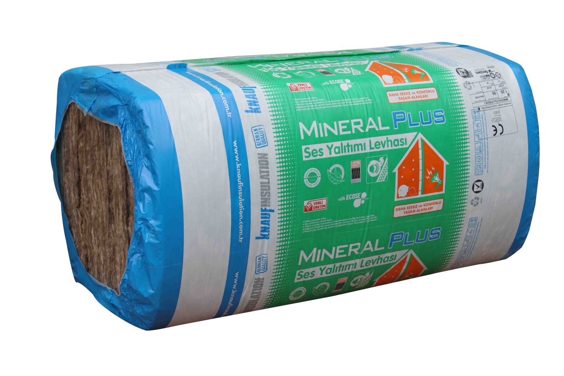 KNAUF MİNERAL PLUS ARA BÖLME LEVHASI (40 YOĞUNLUK / 60x120 CM ...